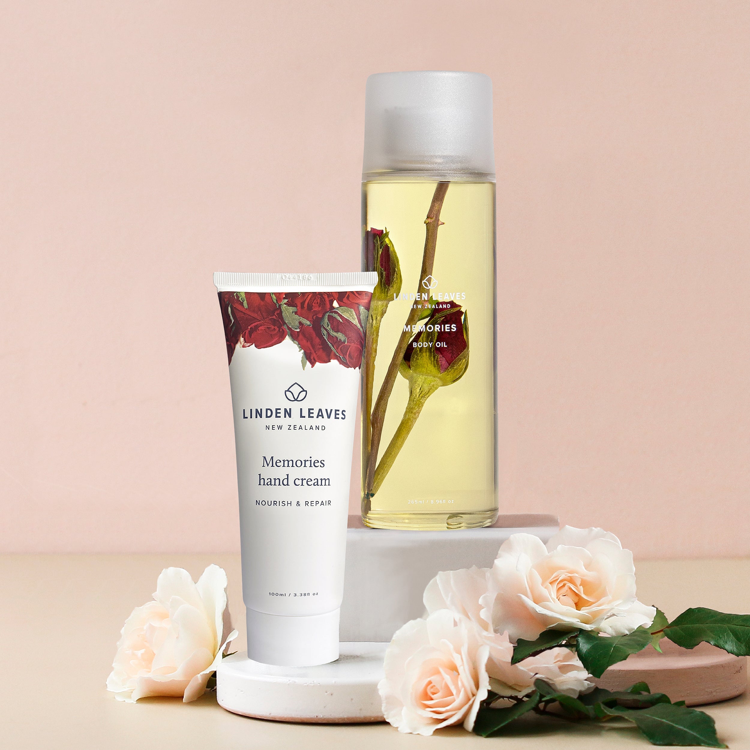 Rose Treat - Memories Body Oil & Memories Hand Cream - Buy Kiwi
