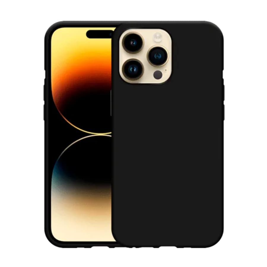 iPhone 14 Pro Max (6.7”) Silicone Case (Black) - Buy Kiwi